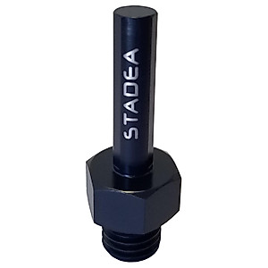 Stadea ADC101K Core Drill Bit Adapter for Threaded Diamond Core Drill Bit Hole Saw - Round to 5/8" 11 Male