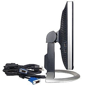 17" Dell 1704FPVT DVI LCD Monitor w/USB Hub (Black/Silver)