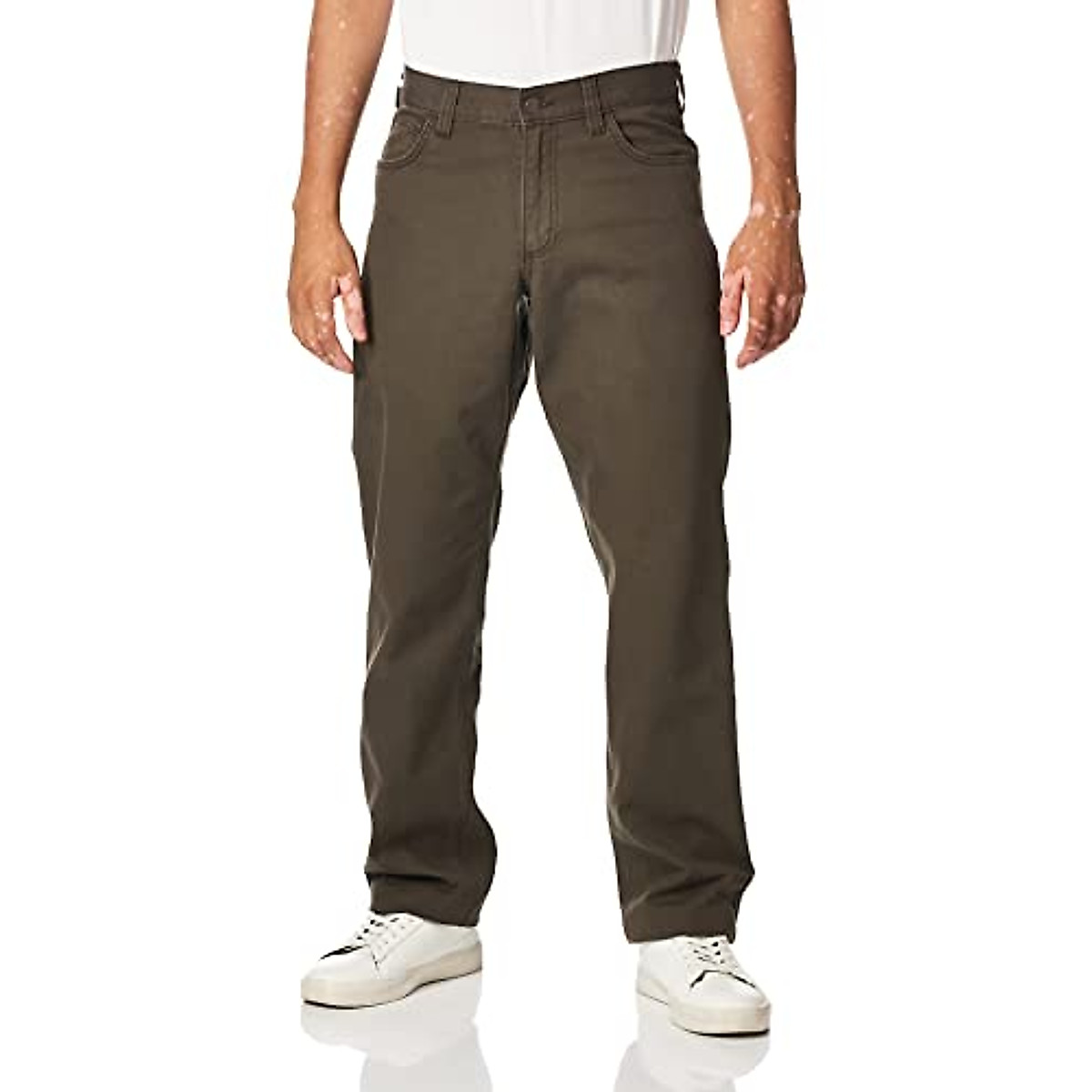 Carhartt Men's Rugged Flex Rigby Five Pocket -Pant, Dark Coffee, 34W X 32L
