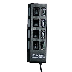 LogiLink USB 2.0 HUB 4-Port Black, UA0128