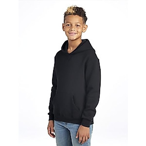 Russell Athletic Boys Dri-Power Fleece and Sweatshirts Hoodie, Hoodie - Black, X-Large US