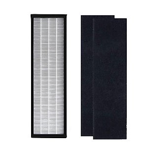 BBT BAMBOOST Filter B Replacement Fit for Germguardian Air Purifier FLT4825 Filter-b Models AC4825 AC4300 AC4800 AC4900,AP2200CA,BXAP148(1pcs HEPA True Filters and 2 Pieces Carbon Filters)