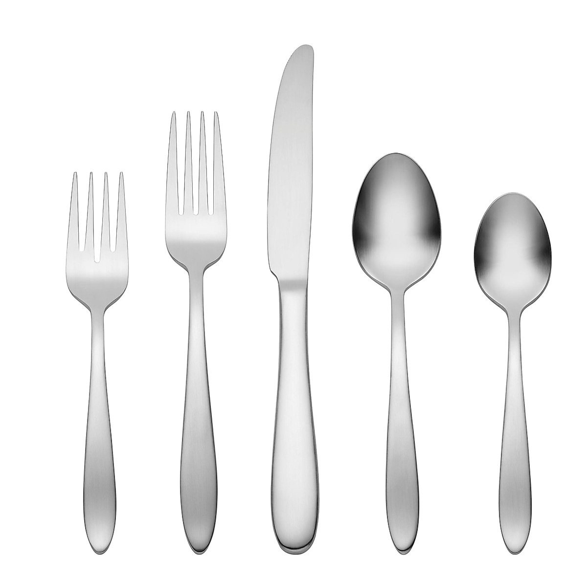 Oneida Mooncrest Piece Everyday Flatware Set, 20 Count, Metallic