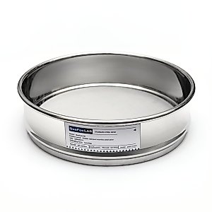 Lab Sieves 140 Mesh, Economy Test Sieve #140 Mesh, 4'' Diameter, 304 Stainless Steel Wire Cloth φ10×4.5cm