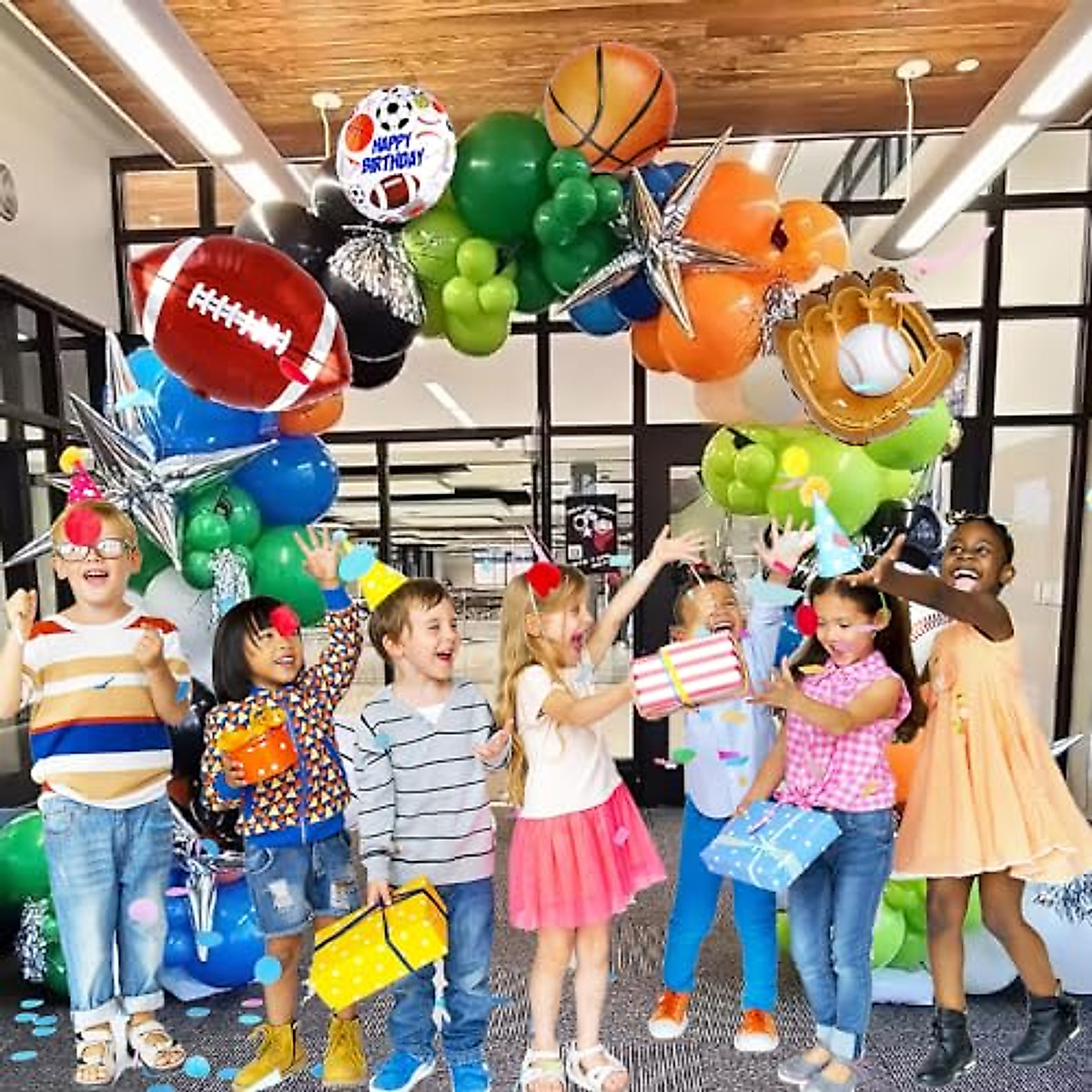 Sports Party Decorations Kit - 156 Pcs for Sports Themed Birthdays