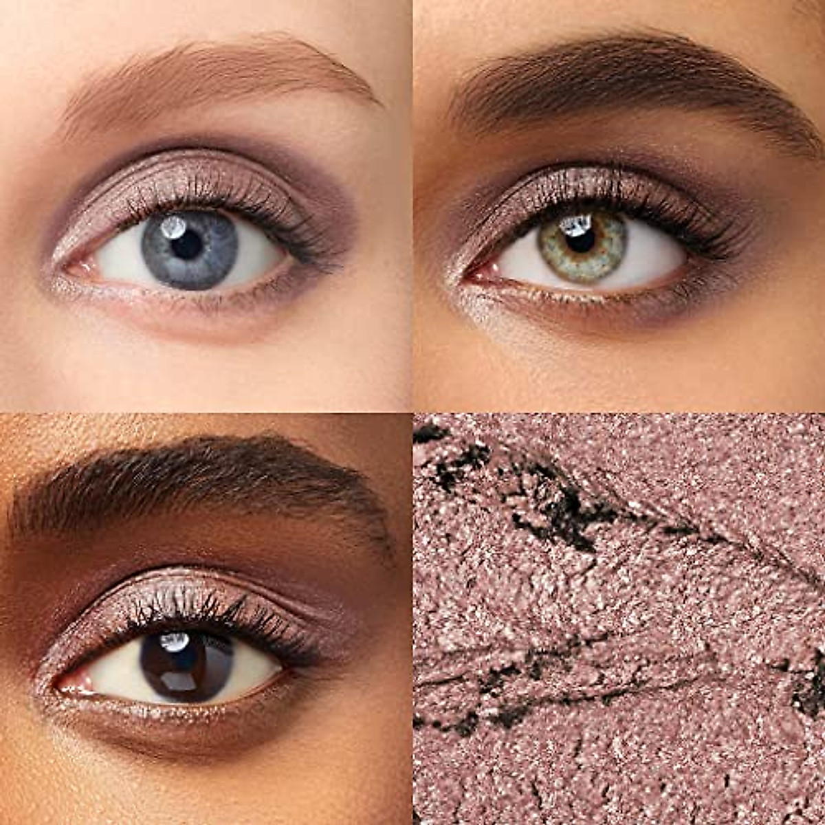 Julep Eyeshadow 101 Crème to Powder Waterproof Eyeshadow Stick Duo, Blush Pink Metallic & Mink Mauve Metallic