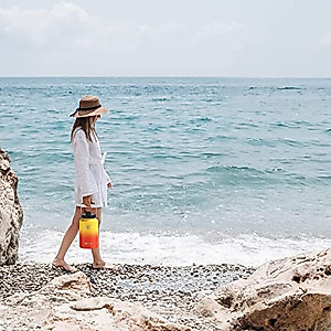 Insulated Water Bottle with Double Walled, Koeka One Gallon Wide Mouth Vacuum Insulated Leak Proof Stainless Steel Thermos with Straw, 128OZ Thermo Mug, Hot Cold, Hiking, Sports, Outdoor, Fire Cloud