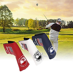 HISTAR American Flag Blade Putter Headcover for Scotty Cameron Ping (Navy Blue)