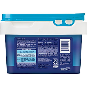 CLOROX Pool&Spa XtraBlue 3-Inch Long Lasting Chlorinating Tablets, 5-Pound Chlorine