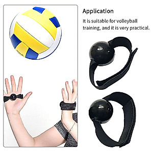 Yuhoo Volleyball Training Equipment Aid, Adjustable Waist Belt Volleyball Trainer Elastic Soccer Volleyball Hitting Trainer for Serving, Setting, Spiking and Arm Swing Accessories(Black), free size