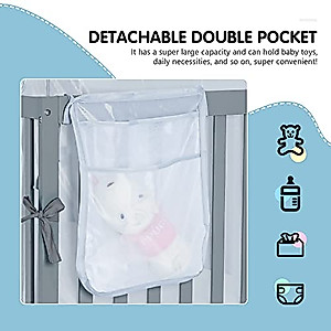 Porayhut Portable Baby Crib Net Safety Mesh Tent,Pop up Infant Mosquito Net, See Through Canopy Netting Cover for Baby&Toddler to Keep Baby from Climbing Out.