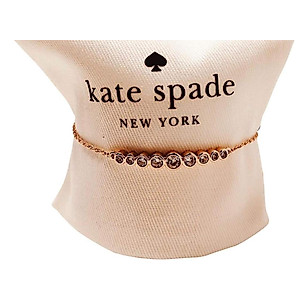 Kate Spade Circle of Love Rose Gold Plated Adjustable Chain Bracelet