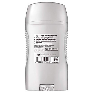 Speed Stick Underarm Deodorant for Men, Aluminum Free, Ocean Surf - 3 Ounce (Pack of 6)