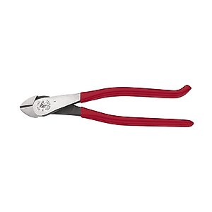 Pliers, Ironworker's Diagonal Cutting Pliers with High Leverage Design Works as Rebar Cutter and Rebar Bender, 9-Inch