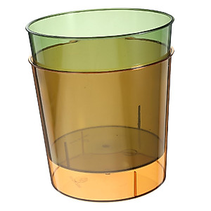 NUOBESTY 2Pcs Small Trash can Garbage can Paper Storage Basket Office Trash can Bathroom Paper Bucket Trash Storage can Trash Bucket Household Wastebasket Thickened Paper Container The pet