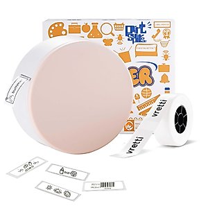 vretti HP3 Label Machine Maker with Tape, Portable Thermal Mini Label Printer, Bluetooth Wireless Connection for Storage,Home,Office