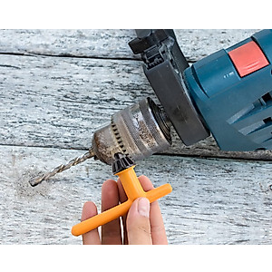 Drill Chuck Key Wrench, 6 Sizes Drill Press Chuck Key Replacement Drill Clamping Wrench Chuck Press Wrench Key for Electric Drill Clamping Tool of 4 mm, 6 mm, 10 mm, 13 mm, 16 mm, 20 mm in Diameter