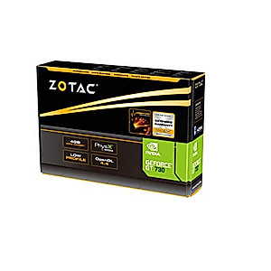 ZOTAC GeForce GT 730 Zone Edition 4GB DDR3 PCI Express 2.0 x16 (x8 lanes) Graphics Card (ZT-71115-20L)