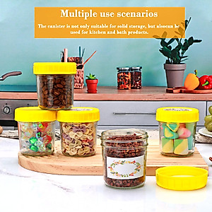 Brajttt Small Mason Jars 5 oz, Mini Canning Jar,16 pack Small Glass Jars with Regular Lids, Ideal for Jelly, Jam, Honey, Dessert, Spice