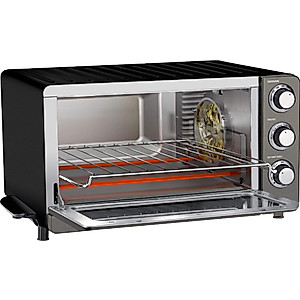 Cuisinart TOB-60N2BKS2 Convection AirFryer Toaster Oven Broiler, 1800-Watt Motor with 8-in-1 Functions, Wide Temperature Range, Large Capacity Air Fryer with 60-Minute Timer/Auto-Off, Black Stainless