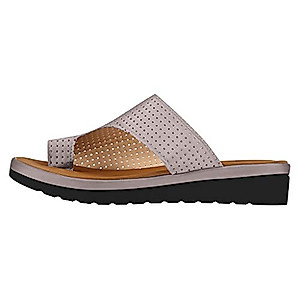 HunYUN 2019 New Women Thick Bottomed Sandal Shoes Wedge Heel Sandals Clip Toe Summer Beach Shoes