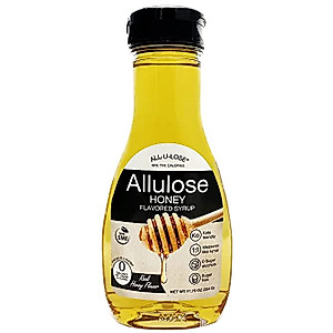 BetterTaste Natural Maple & Honey Flavored Allulose Syrup, 11.75-Ounce Bottle of Each Combo Pack, Zero Calorie Sugar Substitute, Non-GMO, Non-Erythritol, Gluten Free & Vegan Liquid Sweetener