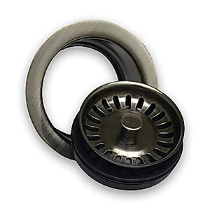 Whitehaus WH200-PTR 3-1/2-Inch Waste Disposer Trim, Pewter