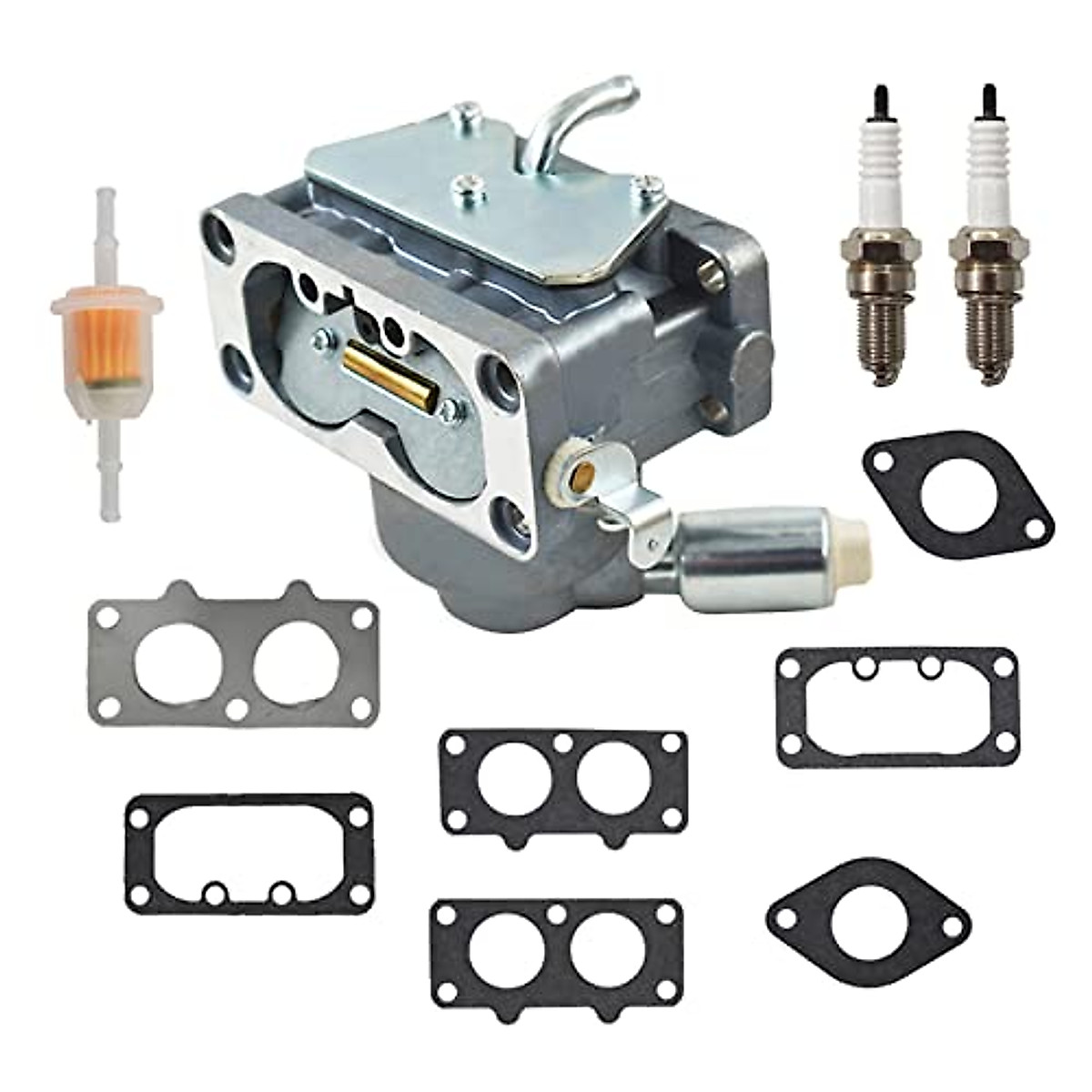 791230 Carburetor Carb with Gasket Kit Replacement for Briggs & Stratton V-Twin 4 Cycle 20HP 21HP 23HP 24HP 25HP Vertical Engines Replace # 799230 699709 499804 MIA10632