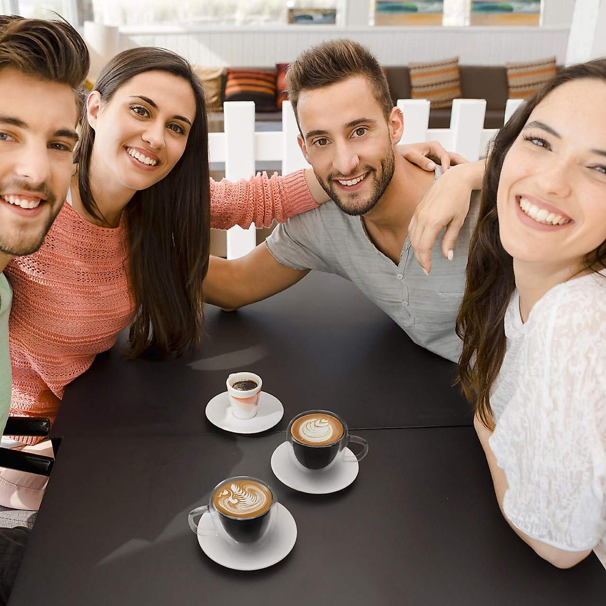 Premium Espresso Cups – Set of 2 Double-Wall Insulated 5oz Espresso Glasses, Savour the Flavor and Aroma of your Favorite Espresso in Stylish Espresso Cups