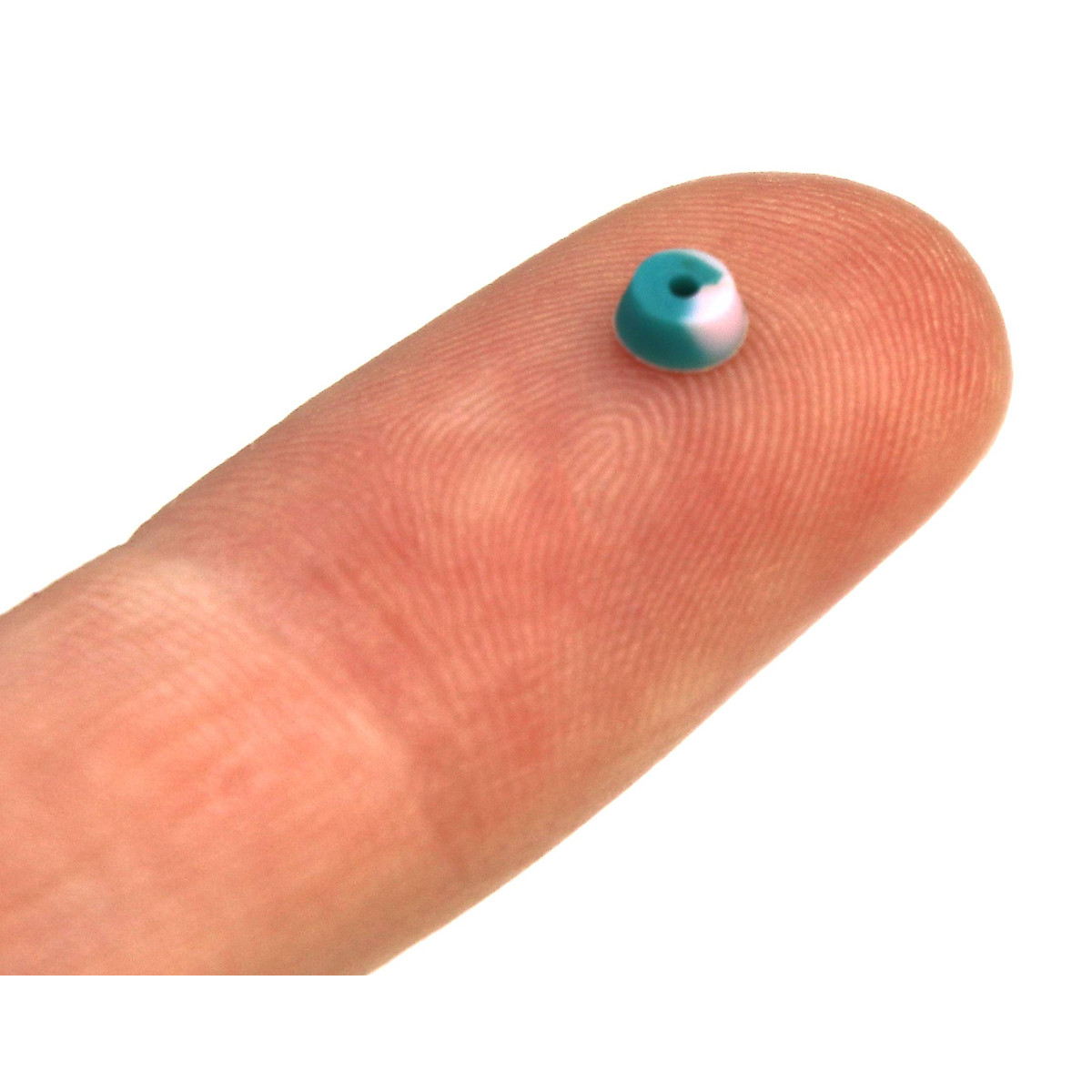 Teak Tuning Bubble Bushings Pro Duro Series in Pink and Teal Swirl - Loose (61A) - Custom Molded Fingerboard Tuning