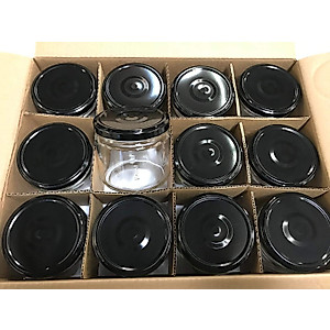 nicebottles Clear Glass Salsa Jars, 12 Oz - Case of 12