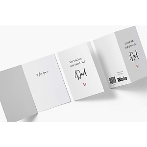 Sweet and Funny Birthday Card For Dad, Happy Birthday Card For Him, Single Large 5.5 x 8.5 Greeting Card, Dad Birthday Card, Happy Birthday Dad Card - Dad Birthday Cards From Daughter, Birthday Card Dad, Father Birthday Card - Karto - Be Dad