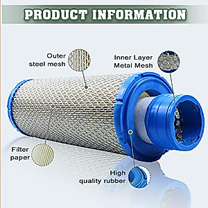 11013-7020 Air Filter & Pre Filter Replacement for Kawasaki 11013-7044 11013-7045 11013-7019 John Deere M131802 M144100 Gravely 21536900 Ariens 00181071 Kohler 2508301-S 2508304-S Lawn Mower
