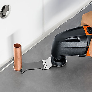 HIFROM 12PCS 45MM Bi-Metal Oscillating Multitool Quick Release Saw Blades Replacement for Porter Cable Fein Bosch Dremel Craftsman Ridgid Multi Tool