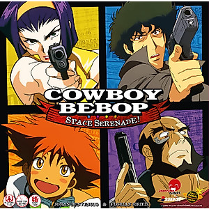 Japanime Games Cowboy Bebop: Space Serenade | from The Creator of Harmonies | Cooperate to Take Down Vicious | 1-4 Players | Ages 14+ | 30-90 Min Play Time