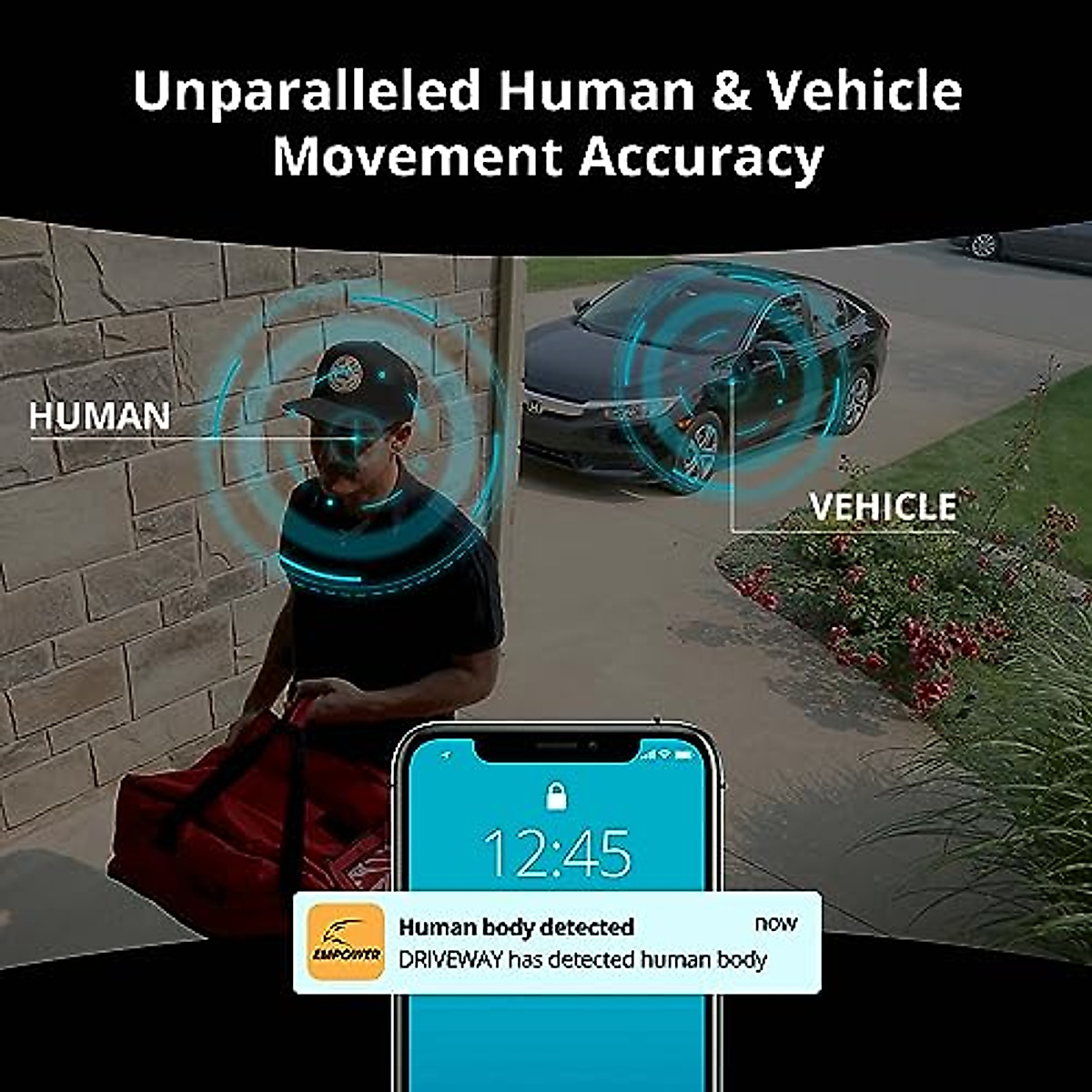Defender Exclusive Bundle: 4K Vision AI 8MP Artificial Intelligence 16CH Wired System, 16 Cameras, 1TB DVR, 2 Year Warranty, 18 x 60ft. Cables, Human/Vehicle Detection, Color Night Vision, Mobile App