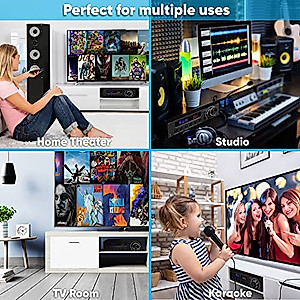 Pyle - PFA560BT - Wireless Bluetooth Home Audio Amplifier - 100W 5.1 Channel Home Theater Power Stereo Receiver, Surround Sound w/HDMI, AUX, FM Antenna, Subwoofer Speaker Input, 12V Adapter