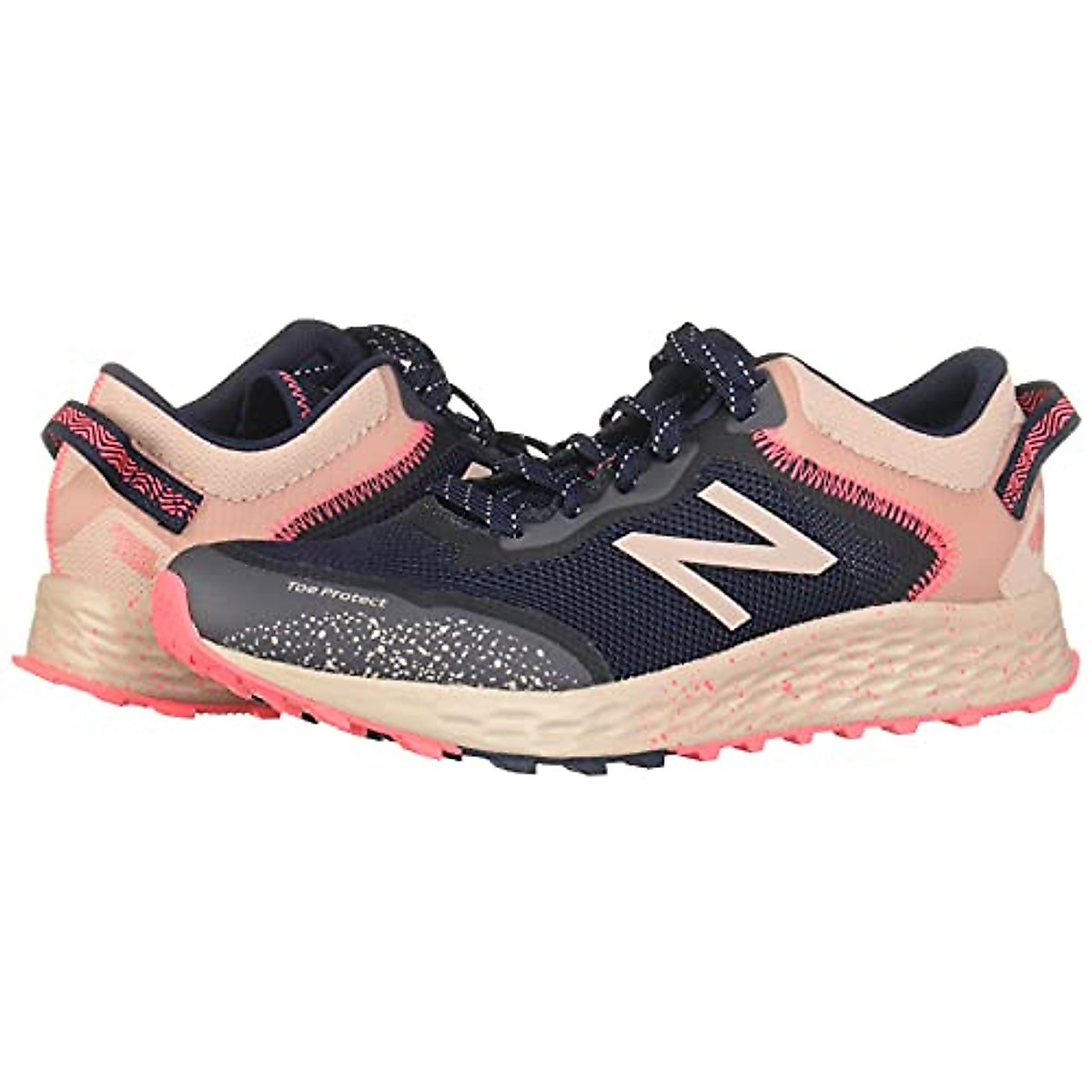 New Balance Women's Fresh Foam Arishi Trail V1 Running Shoe, Saturn Pink/Guava, 9