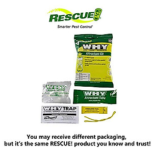 RESCUE! Non-Toxic Wasp, Hornet, Yellowjacket Trap (WHY Trap) Attractant Refill - 2 Week Refill - 3 Pack