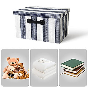 UNILPWAY Houndstooth Black and White,Storage Bins,Foldable Storage Box Organizer With Handle For Home, Closet (14.96 inch *13.38 inch *6.3 inch)…