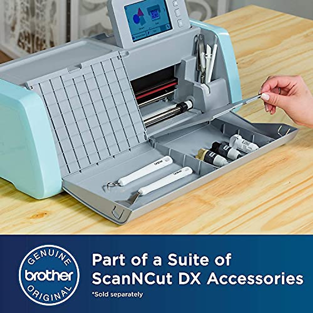 Brother DX ScanNCut Complete Crafting Accessories Spatula and Hook Set, Scraper Tool, Brayer Roller