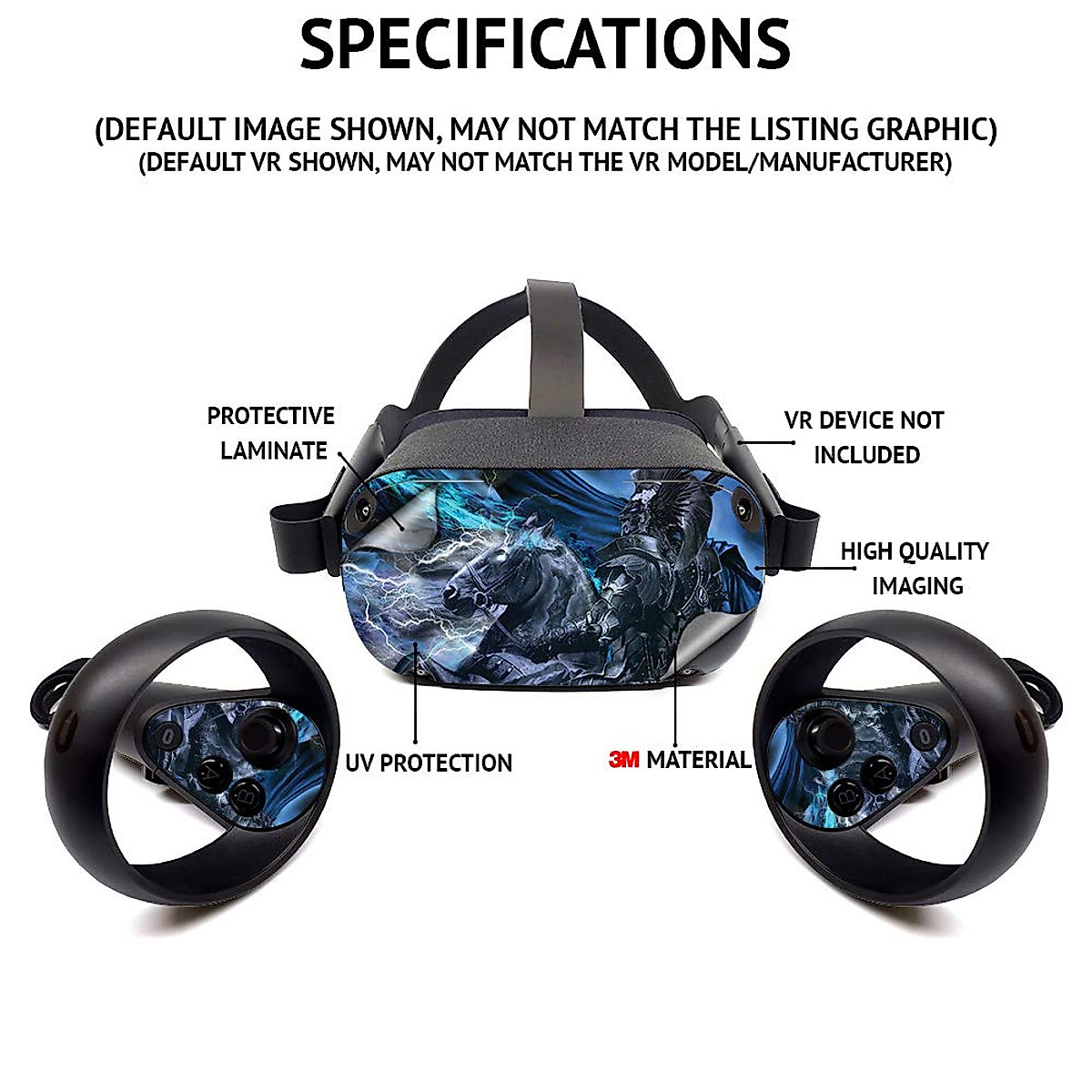 MightySkins Skin Compatible with Oculus Quest 2 - Eagle Eye | Protective, Durable, and Unique Vinyl Decal wrap Cover | Easy to Apply, Remove, and Change Styles | Made in The USA (OCQU2-Eagle Eye)