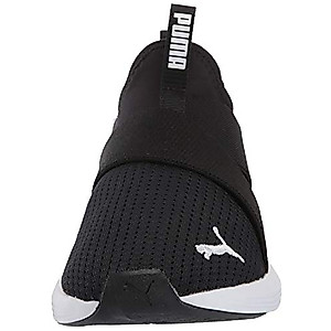 PUMA Women's PROWL SLIP-ON Sneaker, Puma Black-Puma White, 8.5