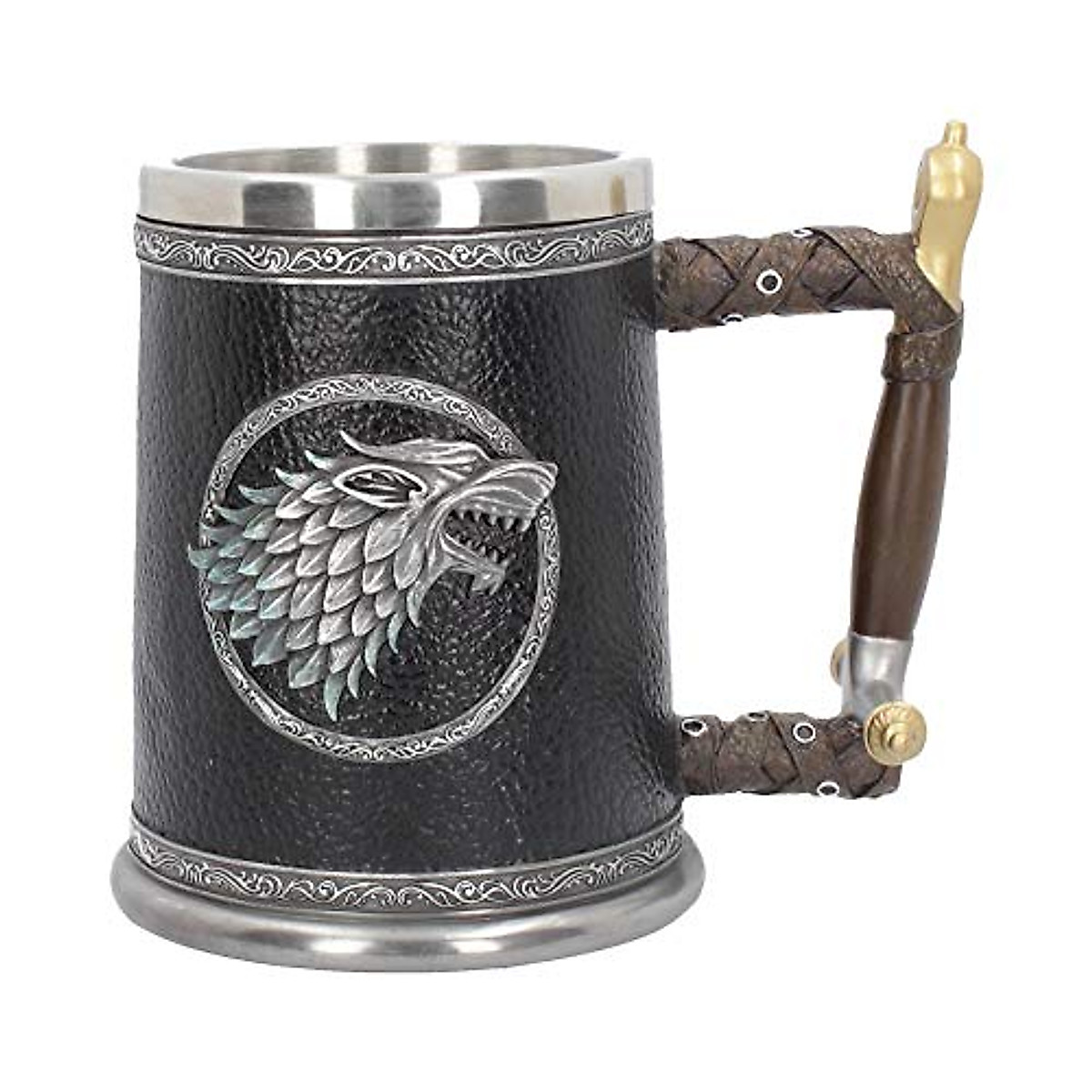 Nemesis Now Winter is Coming Tankard Game of Thrones Mug 23cm Black