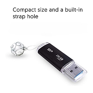 SP Silicon Power 128GB USB 3.1 & USB3.0 Hairline Finish Blaze B02 SP128GBUF3B02V1K