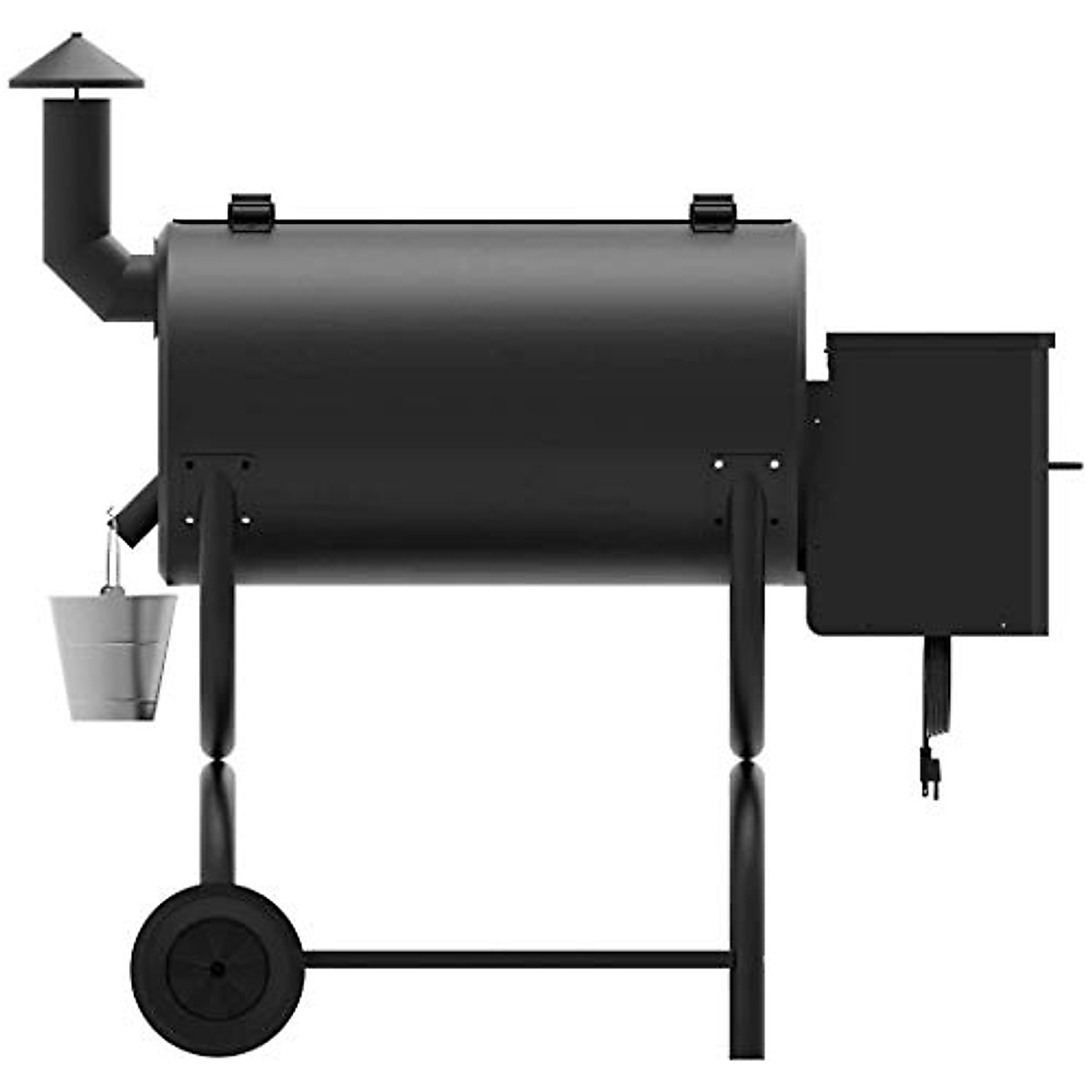 Z GRILLS ZPG-550B 2022 Upgrade Wood Pellet Grill & Smoker 8 in 1 BBQ Auto Temperature Control, Cooking Area, 550 sq in Black