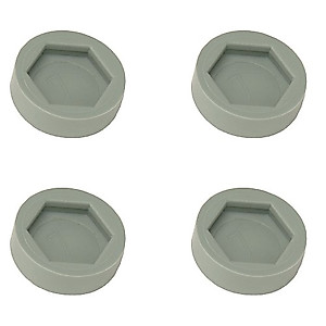 Quantum Storage Systems FG-4 Non-Marring Floor Glides for Wire Shelving Units (Pack of 4)