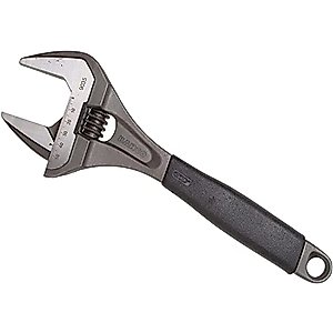 Bahco 9035 R US Ergo X-Wide Adjustable Wrench, 12-Inch, Black , Gray