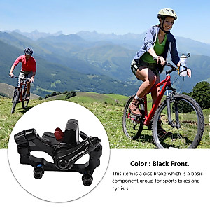 Garneck Bicycle Disc Brake MTB Road Line Pulling Hydraulic Disc Brake Calipers Front Rear Disc Brake for MTB Mountain Road Bike