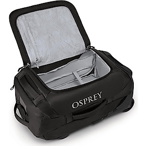 Osprey Transporter 40L Wheeled Travel Duffel Bag, Black